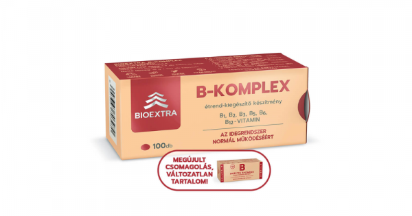 BIOEXTRA B KOMPLEX LÁGYZSELATIN KAPSZULA - 100X - Kígyó Webpatika