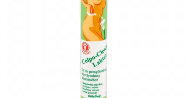 COLPO-CLEANER AKTÍV LAKTÓZ PEZSGŐTABLETTA - 20X - Kígyó Webpatika