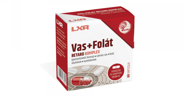 LXR VAS+FOLÁT RETARD KOMPLEX KAPSZULA ÚJ - 60 X - Kígyó Webpatika