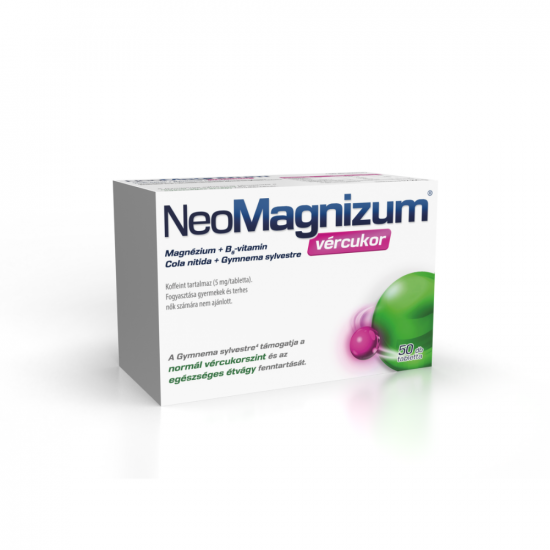 NEOMAGNIZUM VÉRCUKOR MAGNÉZIUM TABLETTA - 50X - Kígyó Webpatika