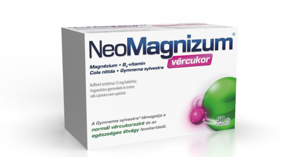 NEOMAGNIZUM VÉRCUKOR MAGNÉZIUM TABLETTA - 50X - Kígyó Webpatika