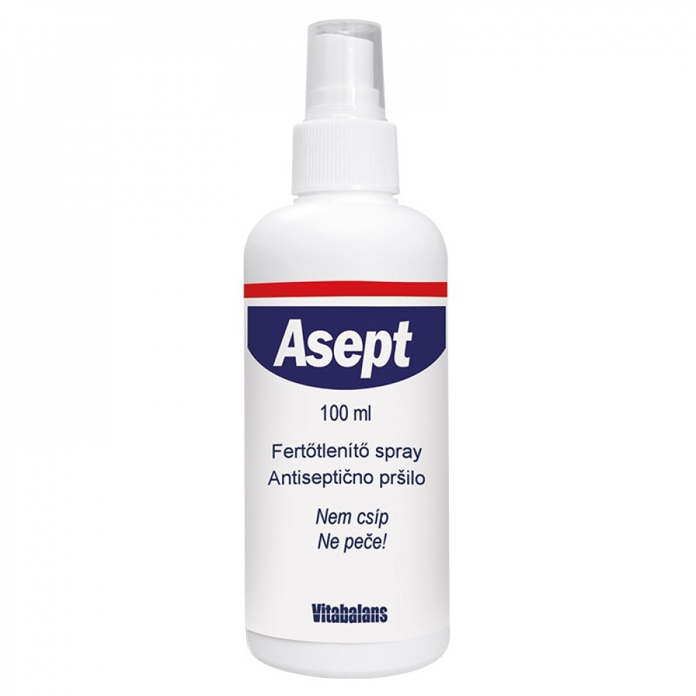 ASEPT FERTŐTLENÍTŐ SPRAY - 100 ML - Kígyó Webpatika