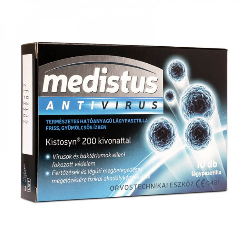 MEDISTUS ANTIVIRUS LÁGY PASZTILLA - VITAPLUS - 10X - Kígyó Webpatika