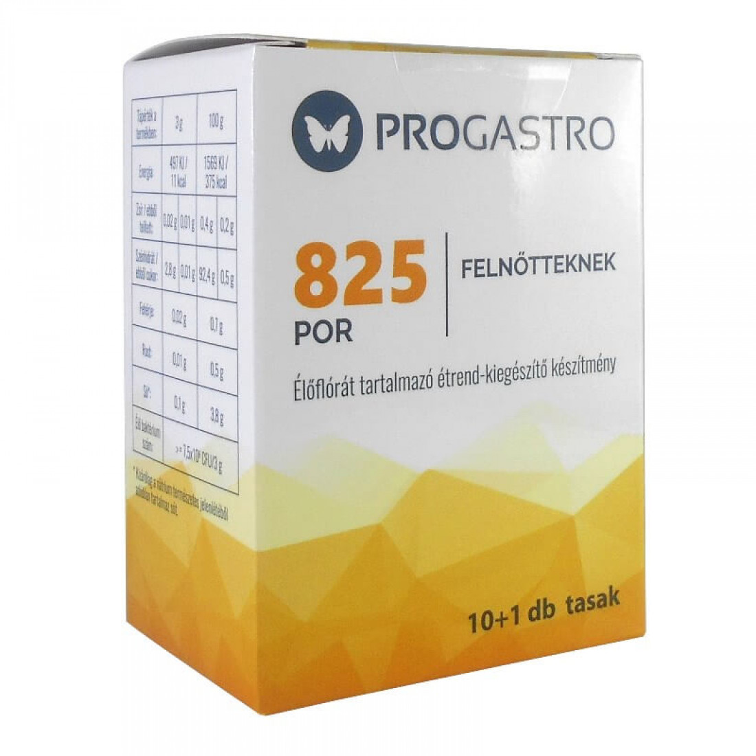 PROGASTRO 825 POR FELNŐTTEKNEK - ÉLŐFLÓRÁT TARTALMAZÓ ÉTREND-KIEGÉSZÍTŐ ...