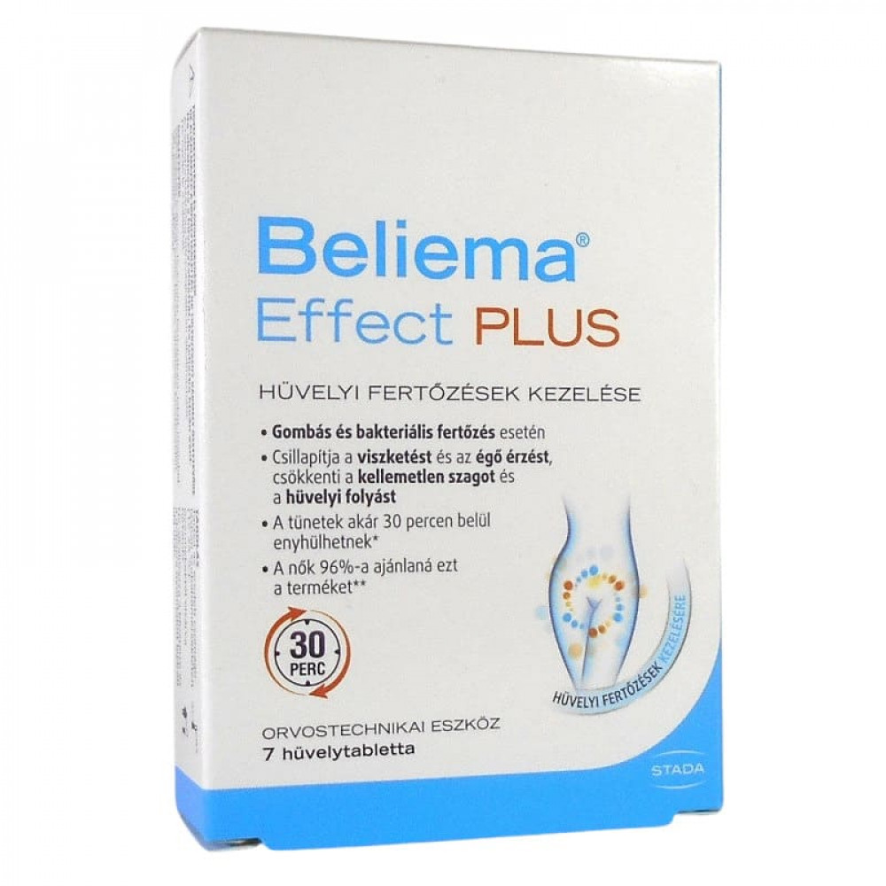 BELIEMA EFFECT PLUS HÜVELYTABLETTA - 7X - Kígyó Webpatika