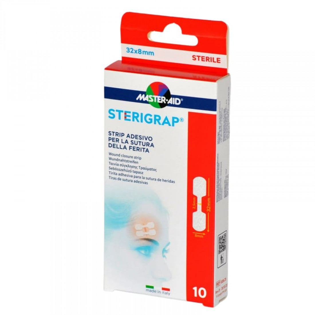 MASTER AID STERIGRAP SEBTAPASZ 32 X 8 MM - 10X - Kígyó Webpatika