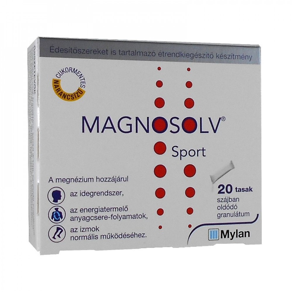 MAGNOSOLV SPORT 400MG GRANULÁTUM - 20X - Kígyó Webpatika