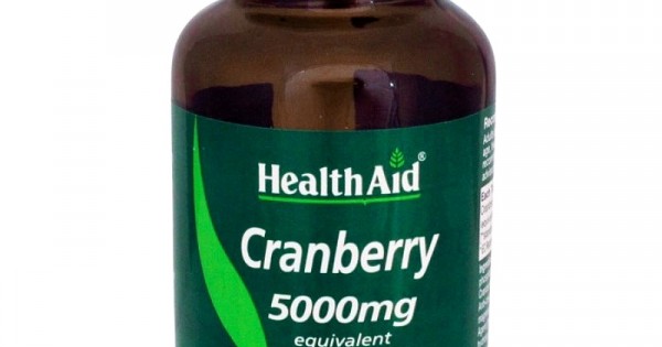 HEALTH AID TŐZEGÁFONYA CRANBERRY 5000 MG - 60X - Kígyó Webpatika
