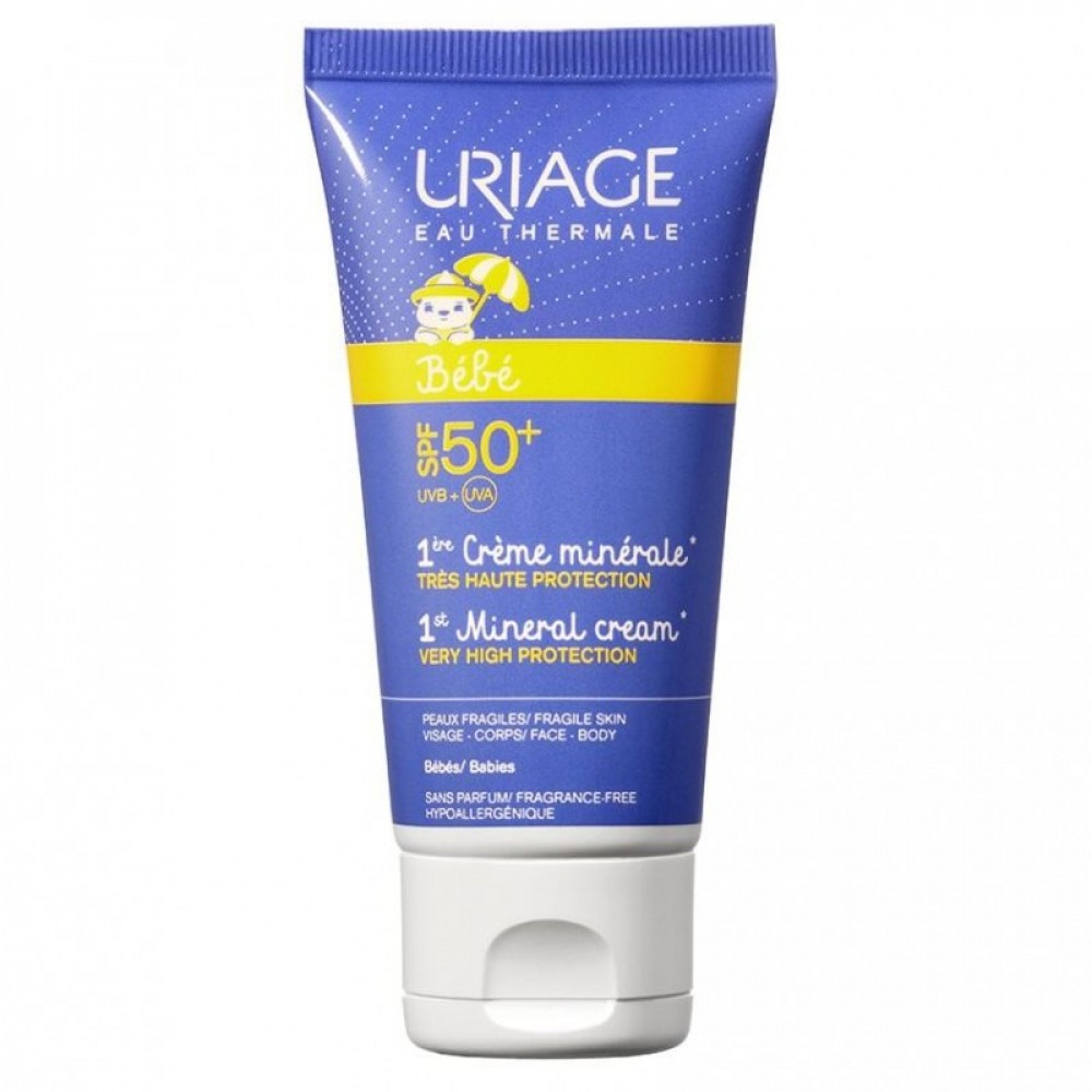 URIAGE BABA MINERAL FÉNYVÉDŐ KRÉM SPF50+ - 50ML - Kígyó Webpatika