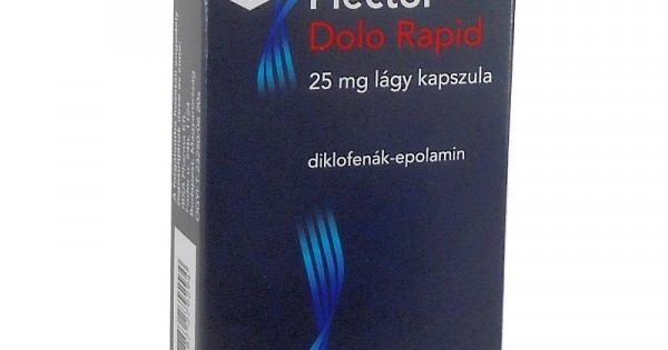 FLECTOR DOLO RAPID 25 MG LÁGY KAPSZULA - 20X - Kígyó Webpatika